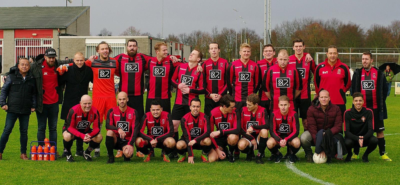 Herdenking Luc Jacobs, "Blok". | SV de Braak